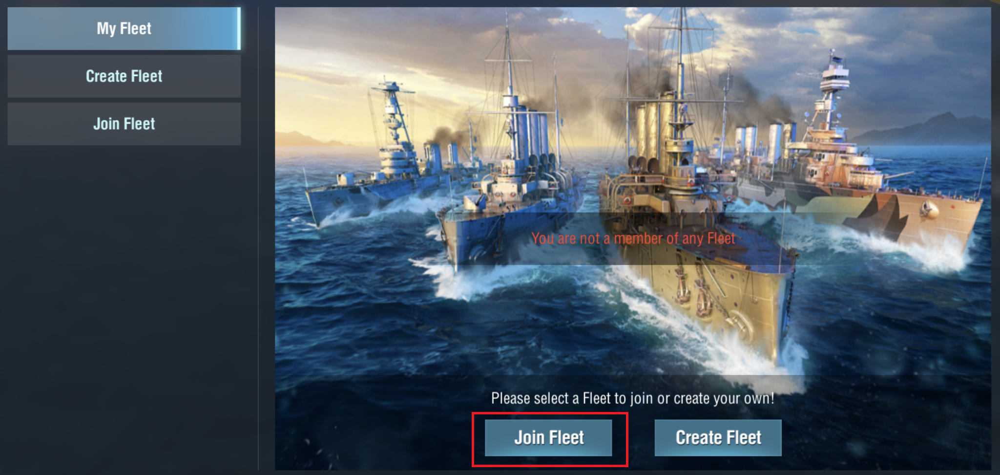 How do I join or create a fleet? – World of Warships Blitz