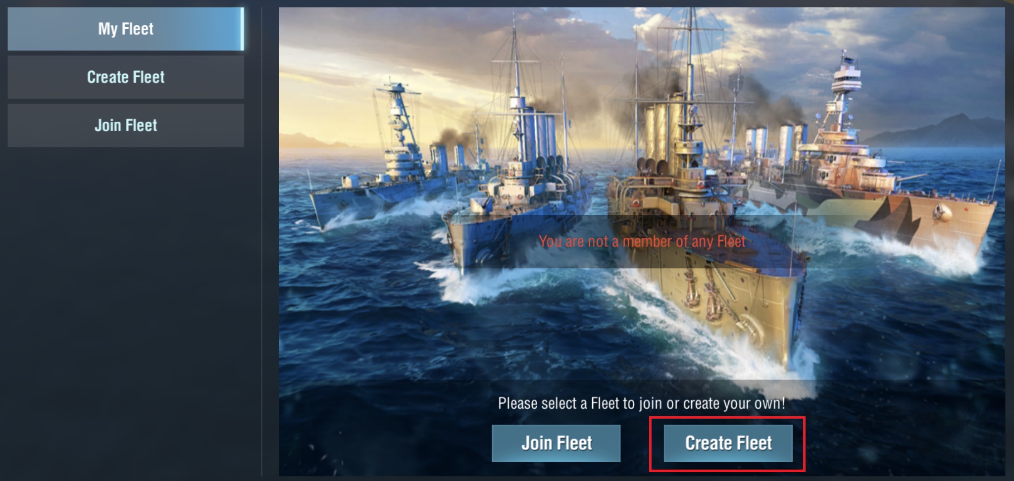 How do I join or create a fleet? – World of Warships Blitz