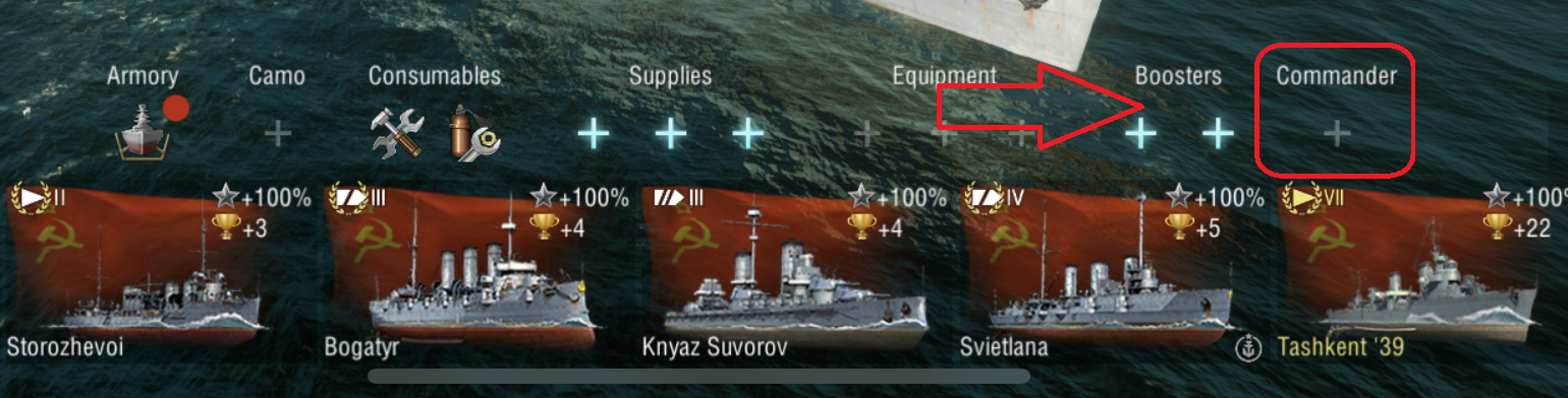 Commanders – World of Warships Blitz