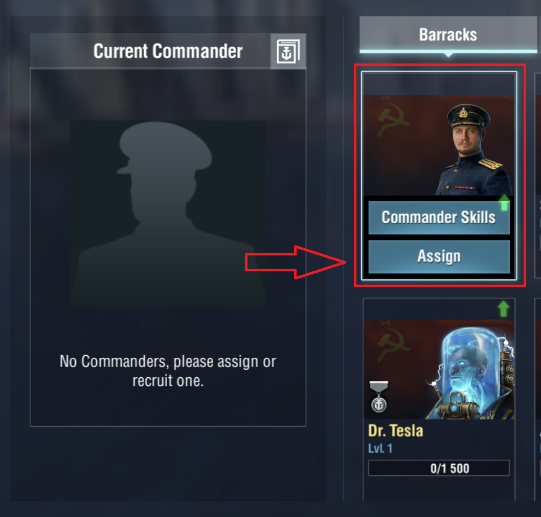 Commanders – World of Warships Blitz