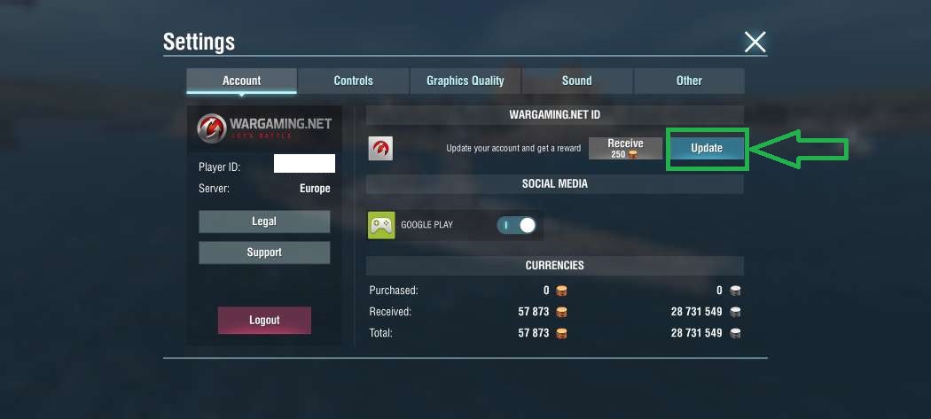 How to link your Wargaming account? – World of Warships Blitz